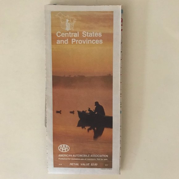 American Automobile Association | Other | Vintage Folded Aaa Map ...